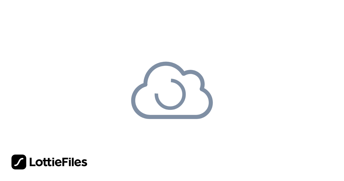 Free Cloud Loading Animation by Ankit Passi | LottieFiles