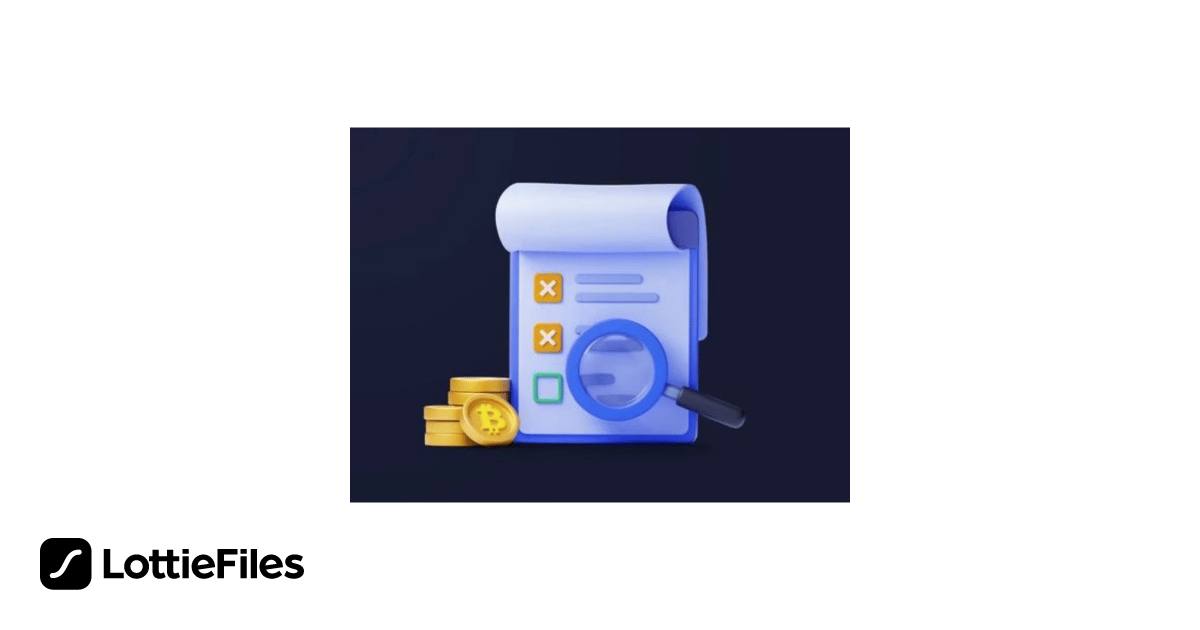 Free 3D Accounts Animation by Irfan Munawar | LottieFiles