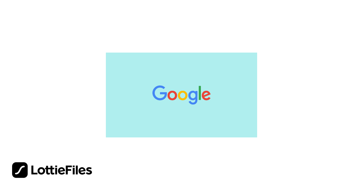Free Google Animation by Богдан Румянцев | LottieFiles
