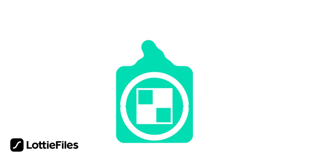 Free Squarespace logo bubble Lottie JSON animation Animation by ...