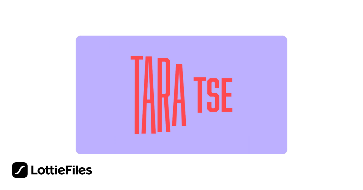 Tara Tse による無料の Tara Loop アニメーション | LottieFiles