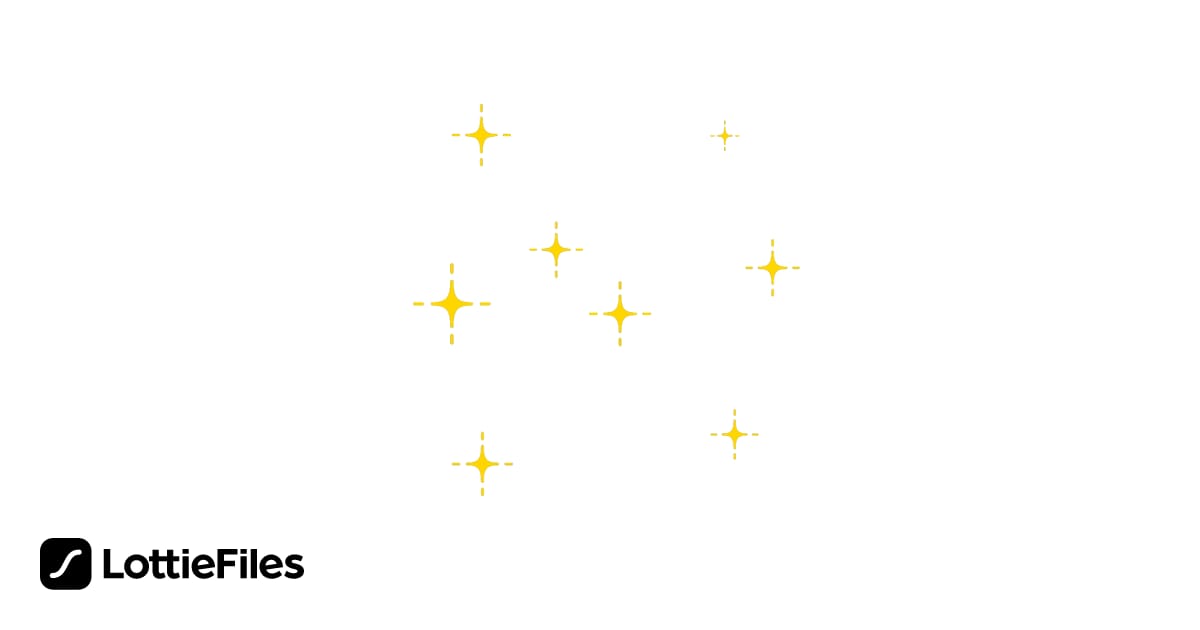 Free Sparkle Stars Animation by Ben Jenkins | LottieFiles