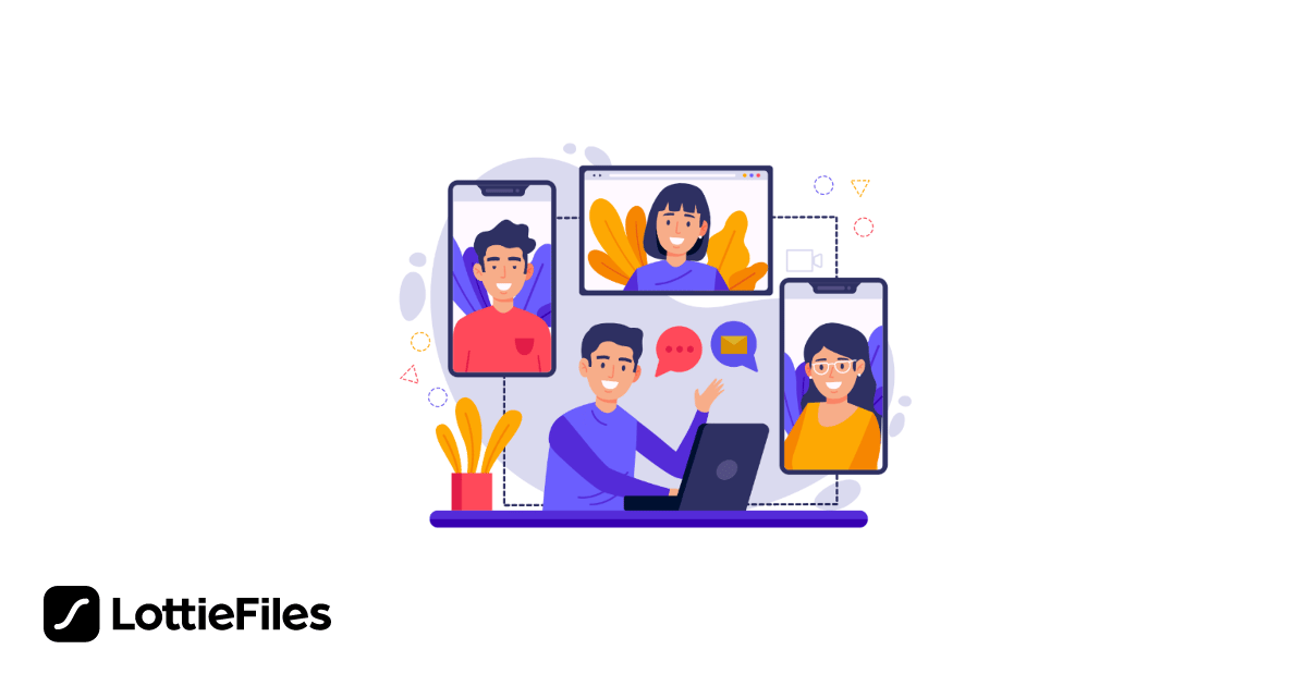 Free Video meeting, video conference Animation by Eleven Gates ...