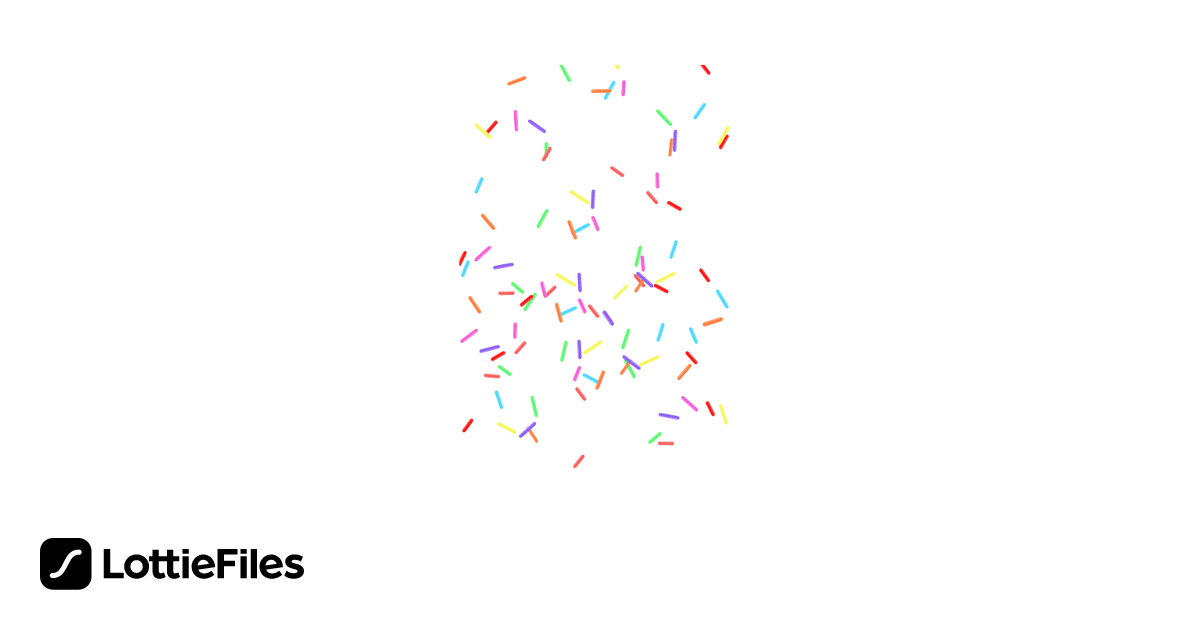 Free Sprinkles Animation by Edwin Zamorano | LottieFiles