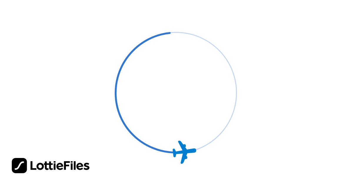 Free airplane preloader Animation by Kostiantyn Kushch | LottieFiles