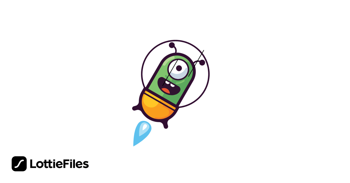 Free Alien going to space emoji animation Animation by Abdul Latif ...