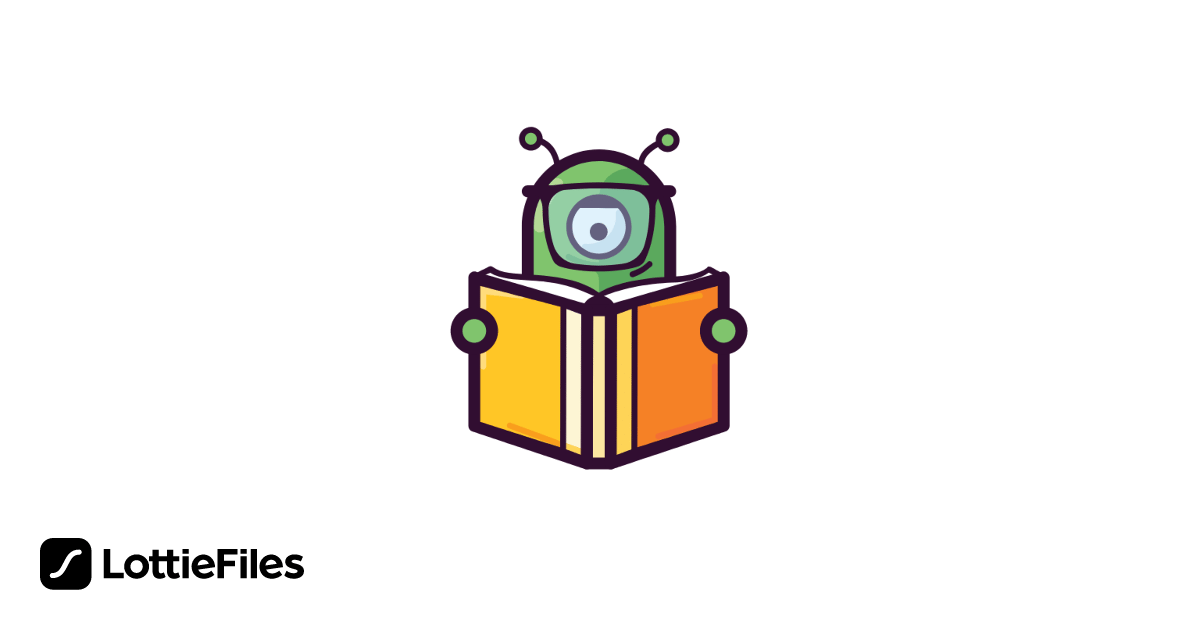 Free Alien/UFO reading book animation Animation by Abdul Latif ...