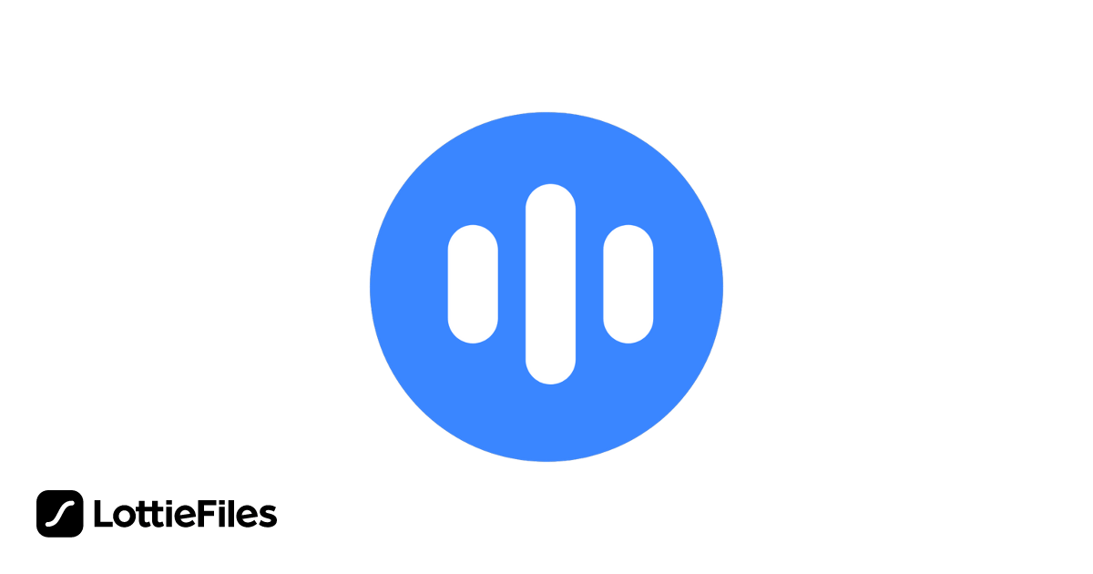 Free Google Meet speaking audio icon Animation by Jia Yu Hong | LottieFiles