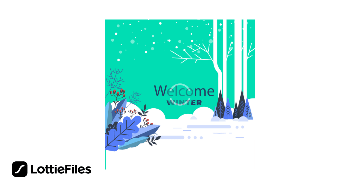 Free Welcome winter Lottie JSON animation Animation by Tinymotion ...
