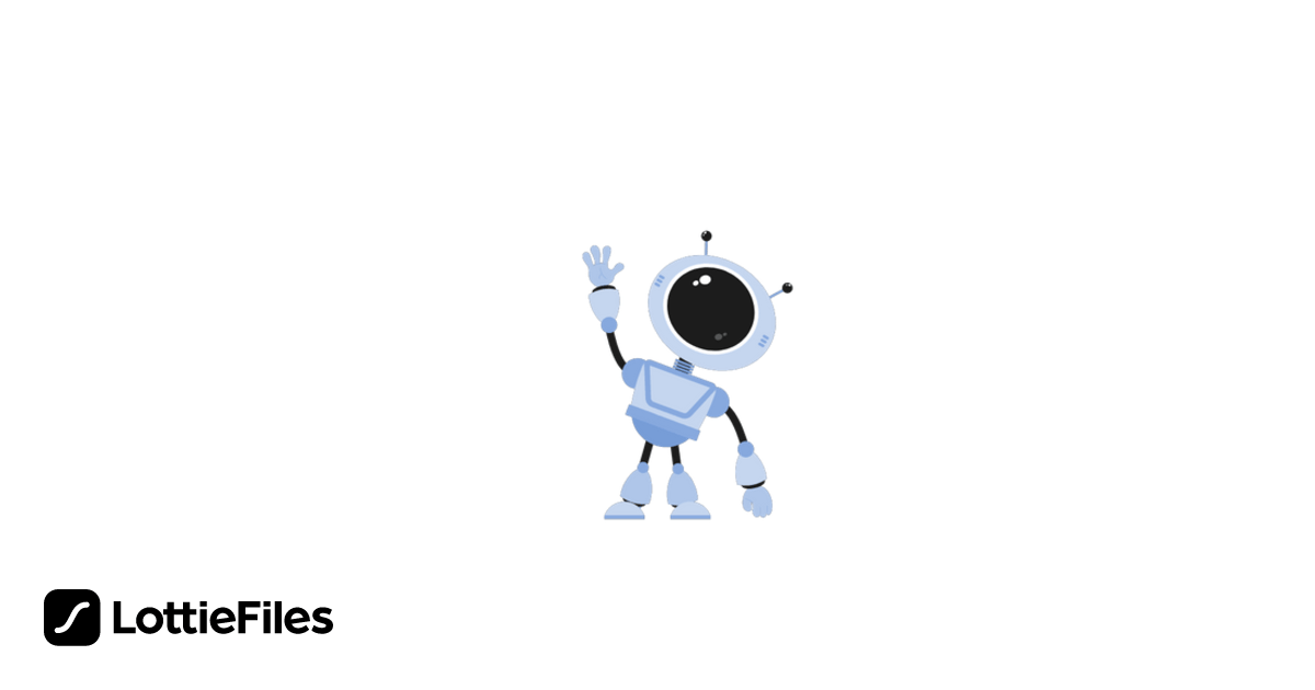 Free Cute Robot Animation by Alexander Rozhkov Rozhkov | LottieFiles