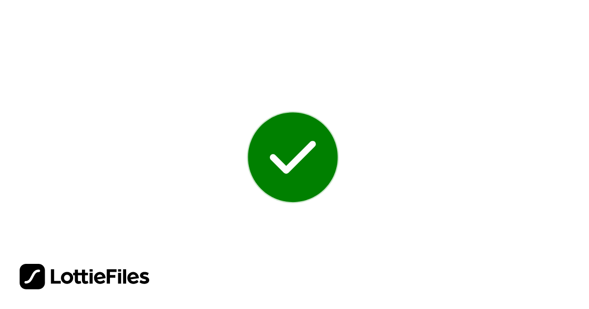 Free Transfer successful tick Animation by kavish arora | LottieFiles