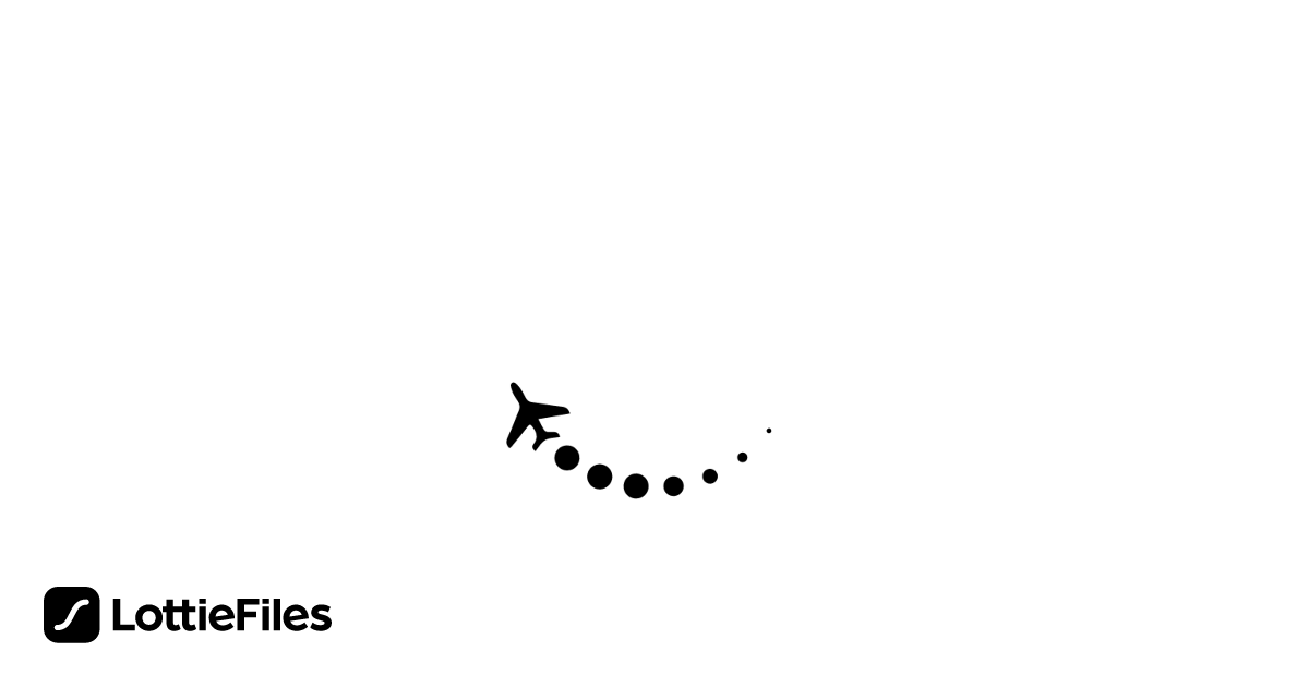 Free Flight loader Lottie JSON animation Animation by Tinymotion ...