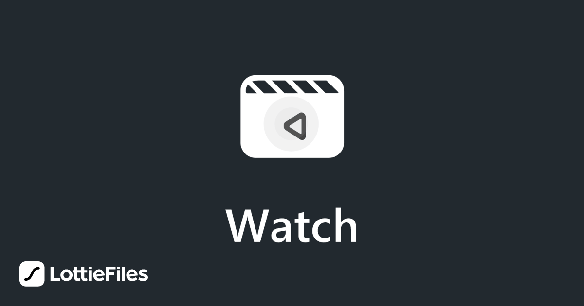 Free Watch Icon Animation by Mohit Saini | LottieFiles