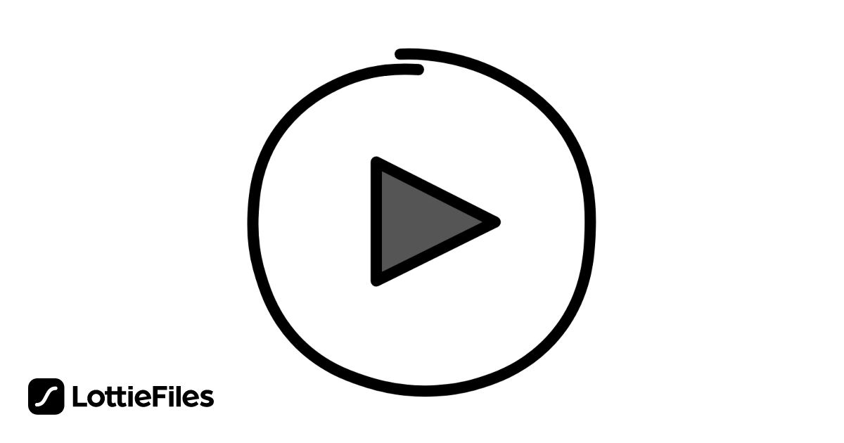 Free Play button Animation by Antoine CANDY | LottieFiles