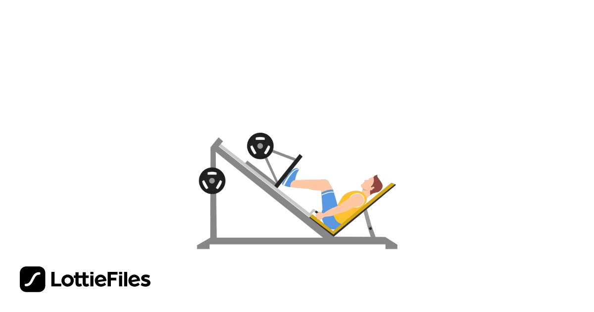 Blinix Solutions による無料の Leg press アニメーション | LottieFiles