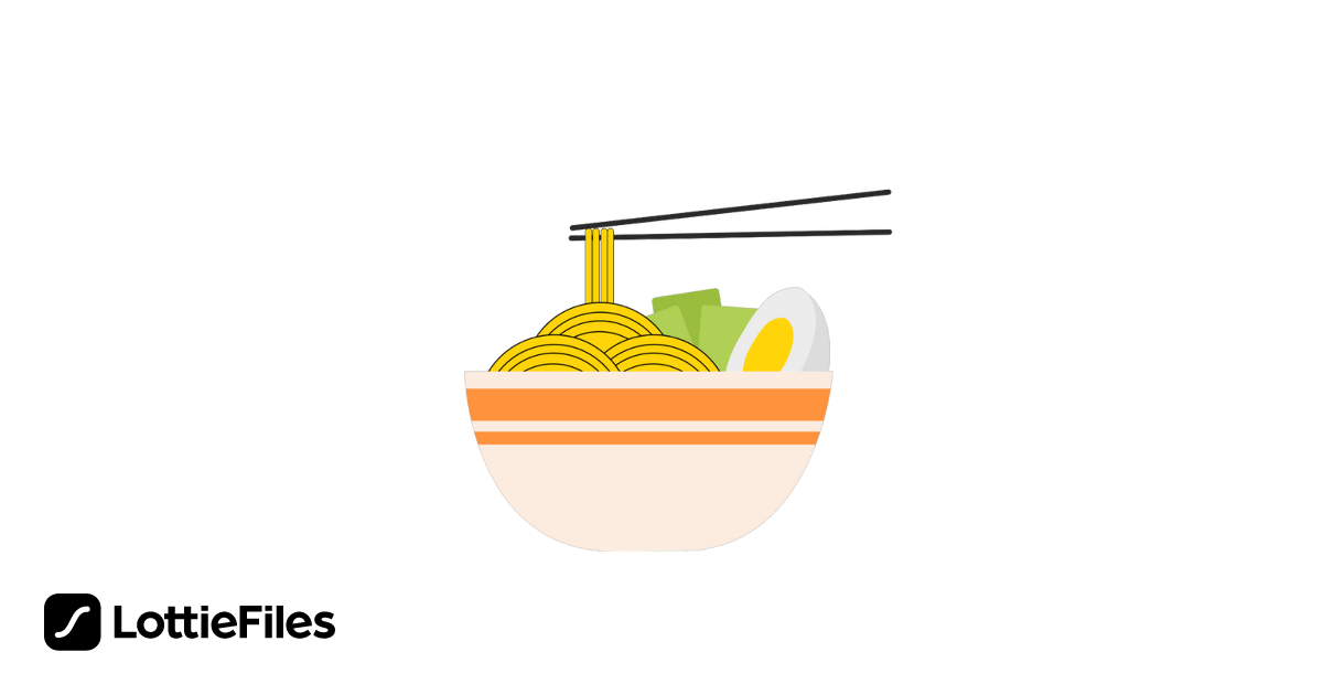 Free Eating Noodles with Chopsticks Animation by Fikri Haikal | LottieFiles
