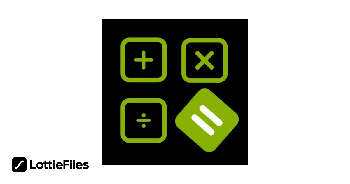 Free Calculator animaton Animation by Zeeshan Ali | LottieFiles