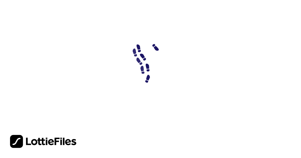 Free Footsteps Animation by Noms Hinrichs | LottieFiles