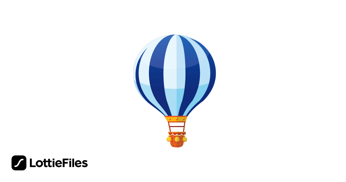 Free Hot Air Balloon Animation by Dev Ashish Deval | LottieFiles