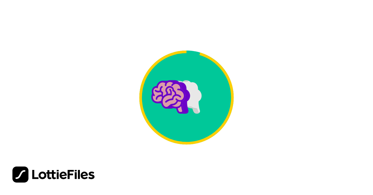 Free Let's fit the brain Animation by Taras Chernenko | LottieFiles