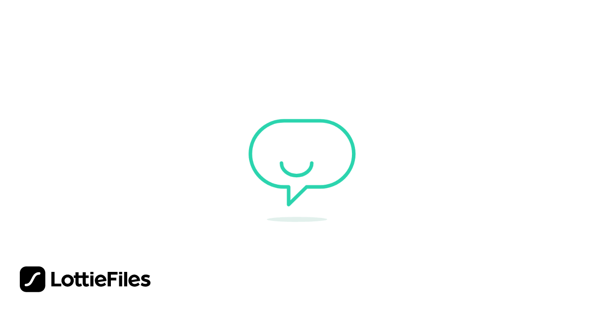 Free Text Bubble Pop Up Animation by Jesse Showalter | LottieFiles