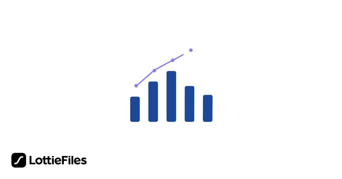 Free Growth Graph Blue Animation by sawan narendra aware | LottieFiles