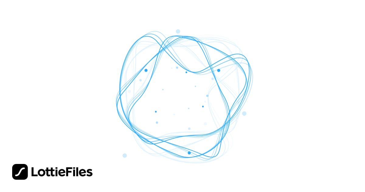 Free Light blue orbit Animation by Sebastian Aguiar | LottieFiles