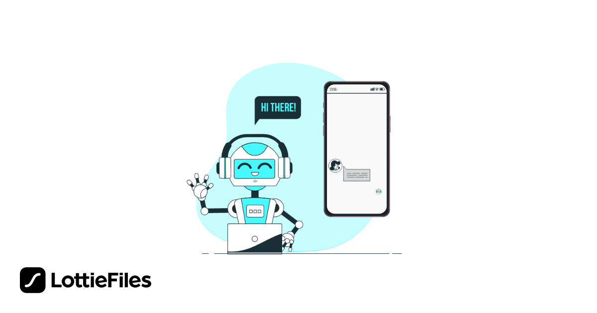 Free Chat Bot Animation by Zayn Huda | LottieFiles
