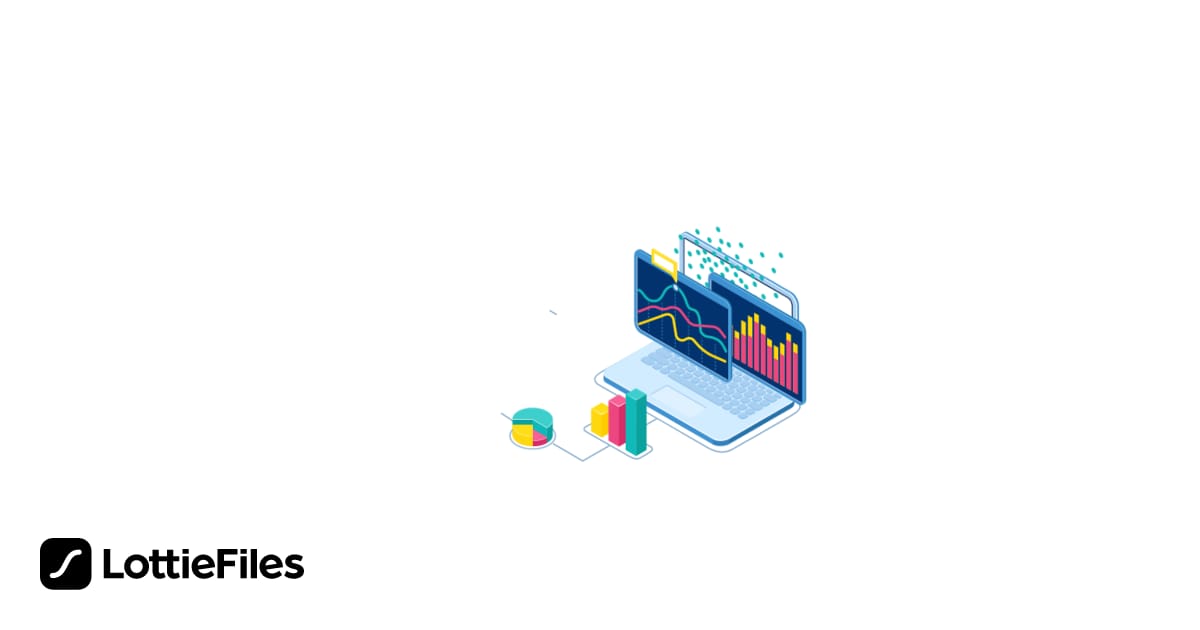 Free Big Data Centre Isomatric Animation (Json) Animation by Nadeem ...