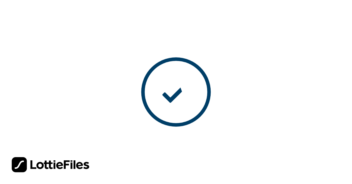 Free Success Icon Animation Animation by Tanner Karp | LottieFiles