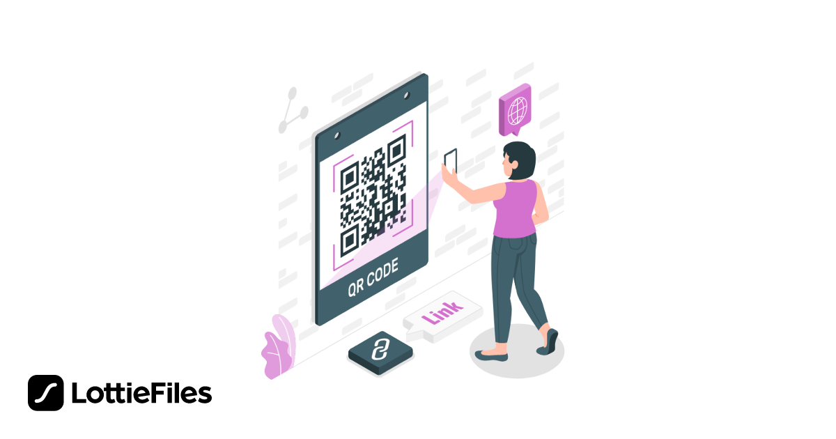 Free Scan | QR Code Concept Illustration | Digital Marketing ...