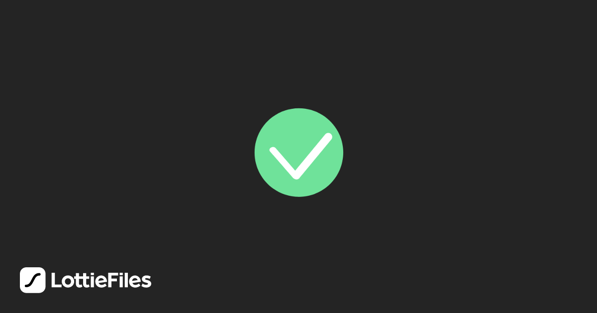 Done Icon Animation by Léo Soares - LottieFiles