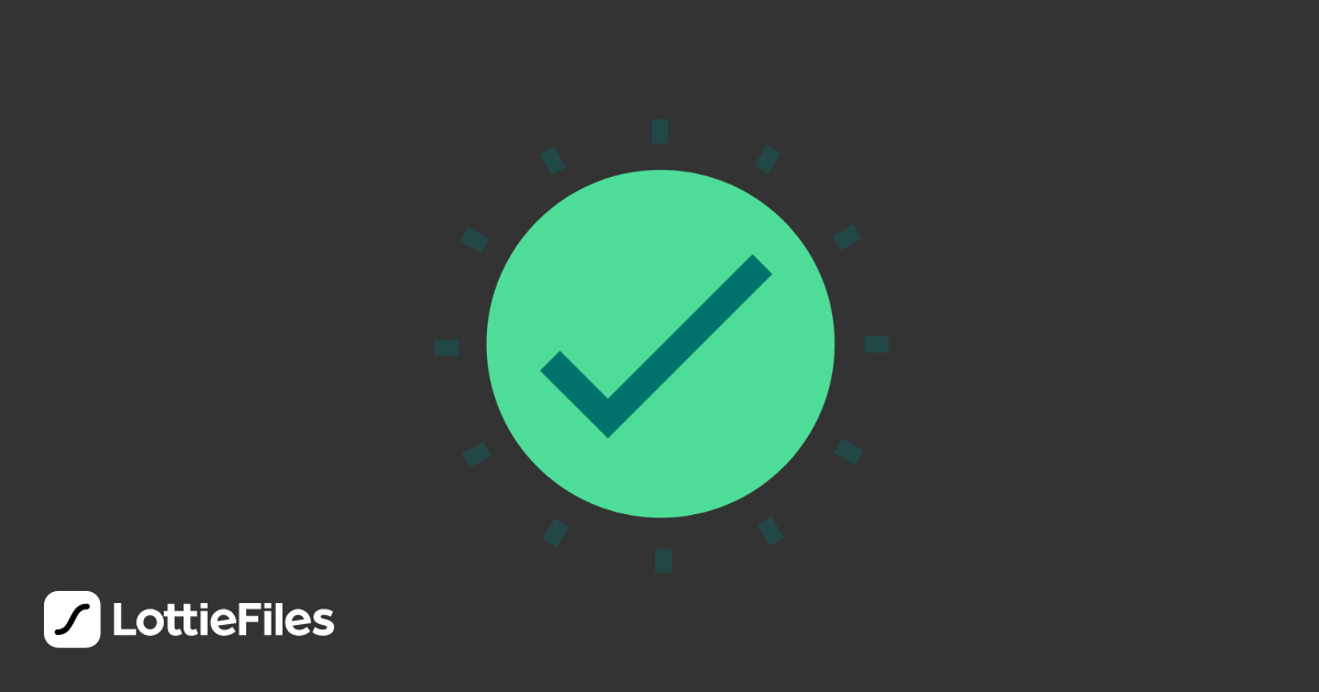 Free Check Animation by Jamie D | LottieFiles