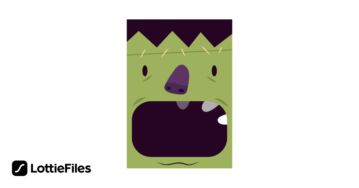 Free Happy Halloween - Frankie Animation by Tom Fabre | LottieFiles