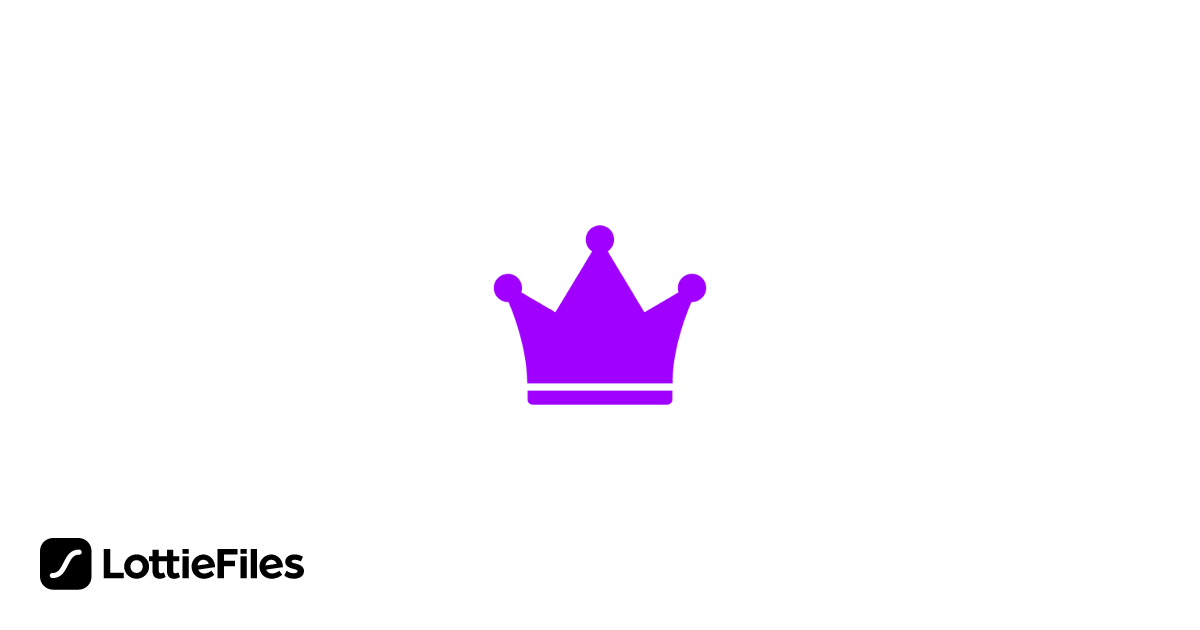 Free Purple Crown Animation by Syed Samad | LottieFiles