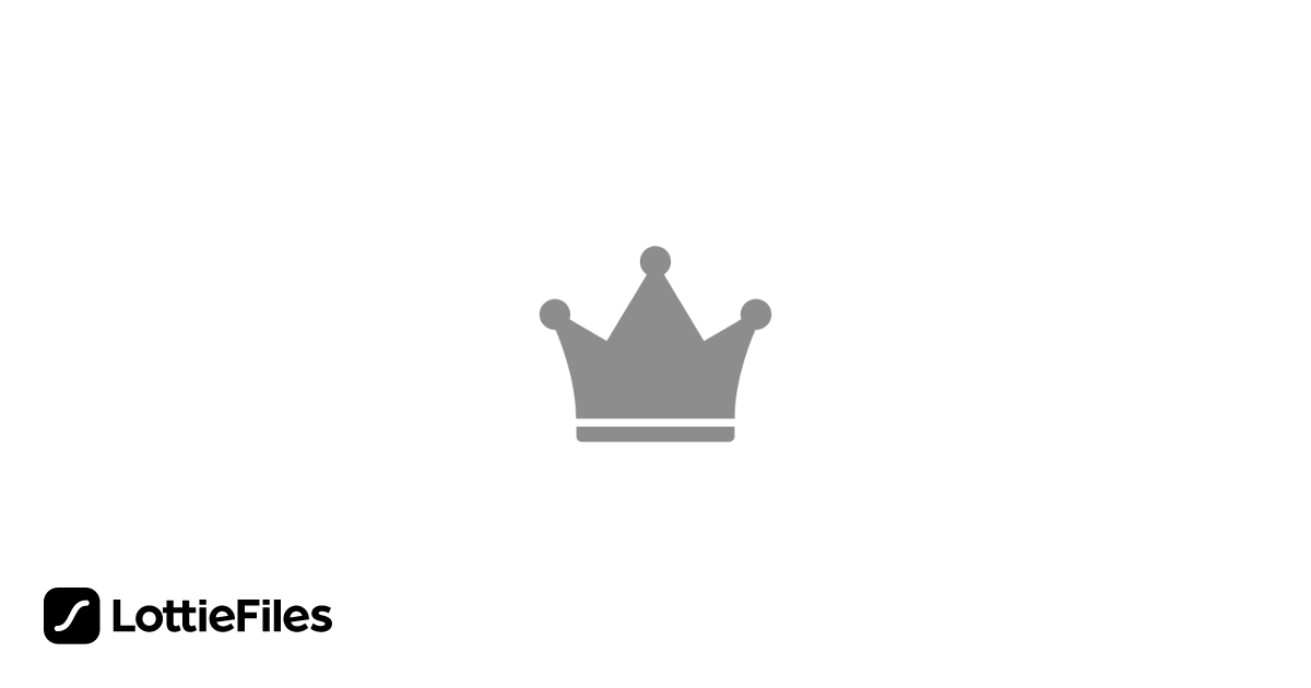 Free Grey Crown Animation by Syed Samad | LottieFiles