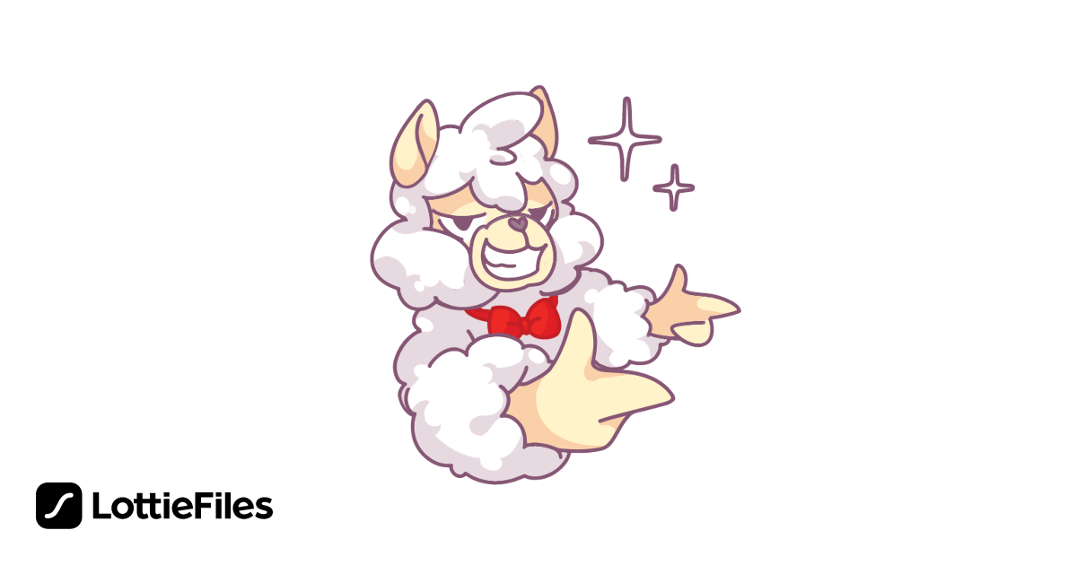 Free mr Lama stikers: cool Animation by Maxim Nifantev | LottieFiles