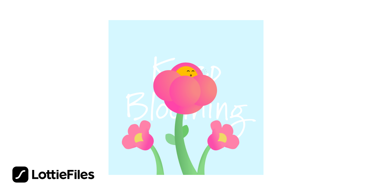 Free Flower Blossom Animation by Fala Chen | LottieFiles