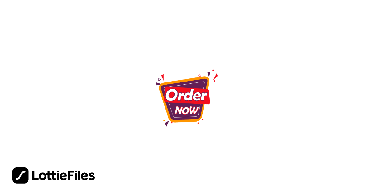 Free Order now Animation by Anshuman Singh | LottieFiles
