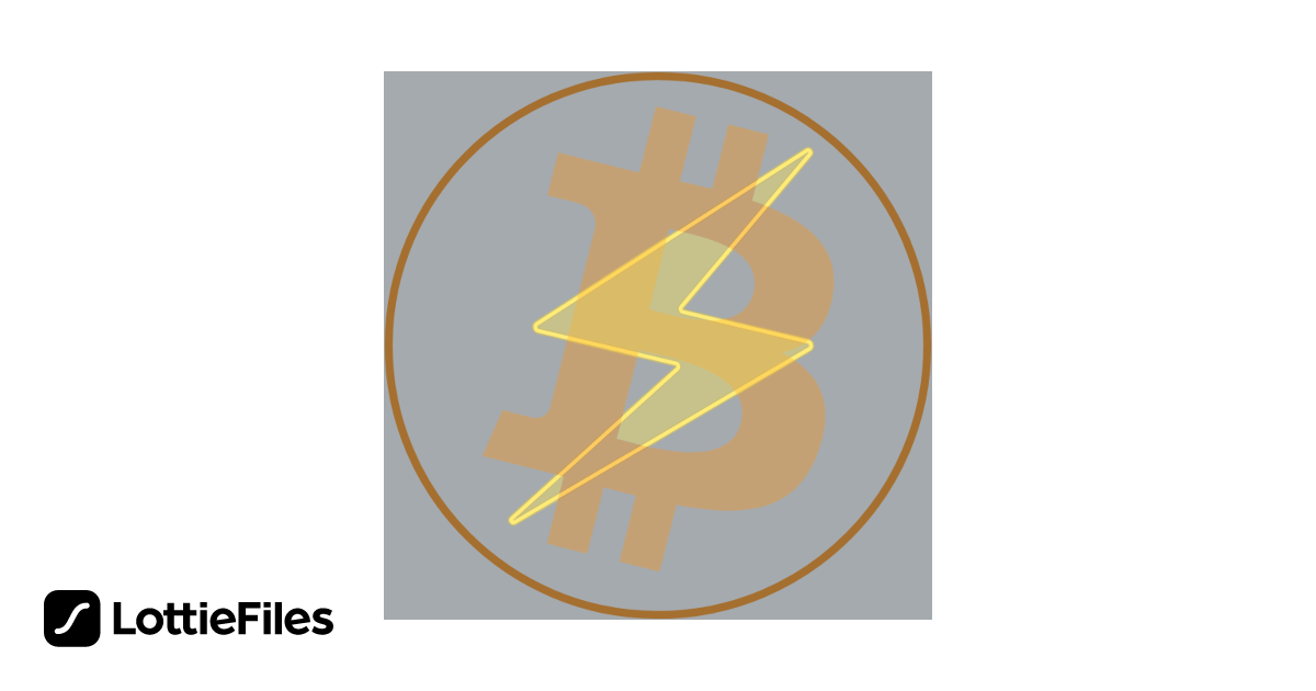 Free Bitcoin Lightning Network Logo Animation Proposal Animation by ...