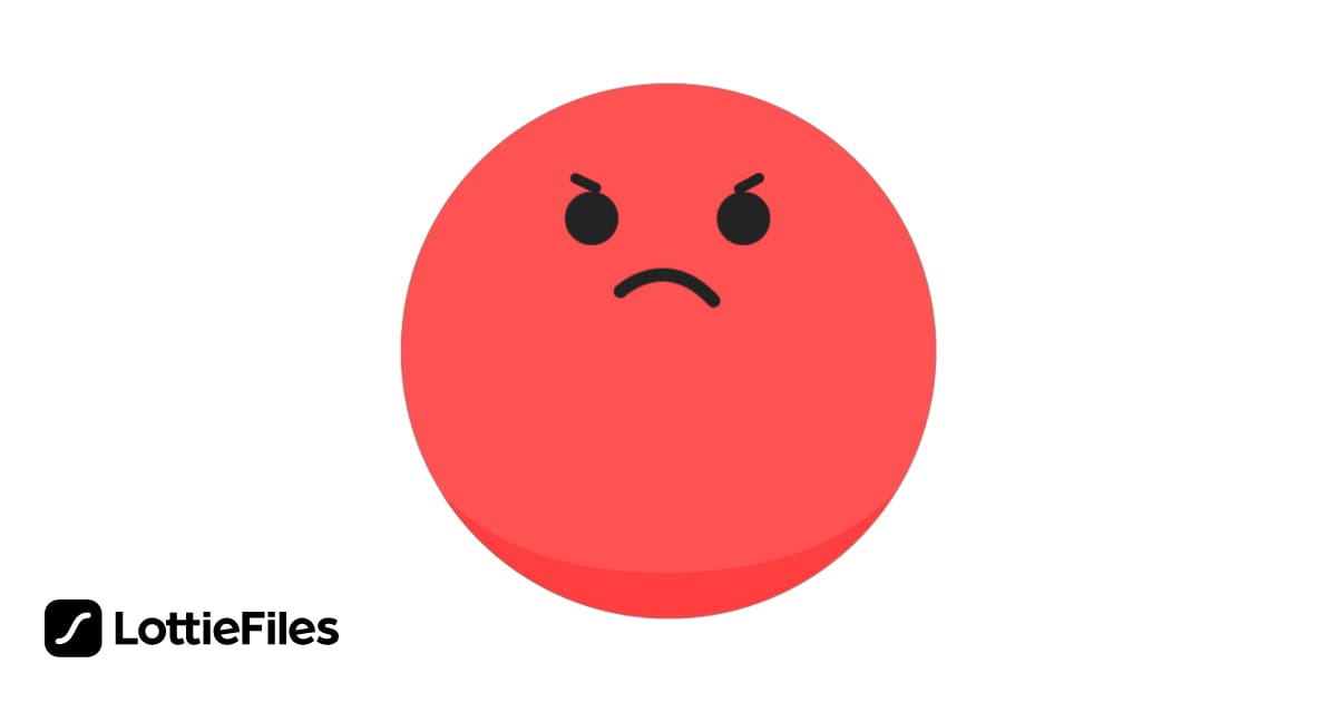 Free Angry Emoji Animation by Gio | LottieFiles