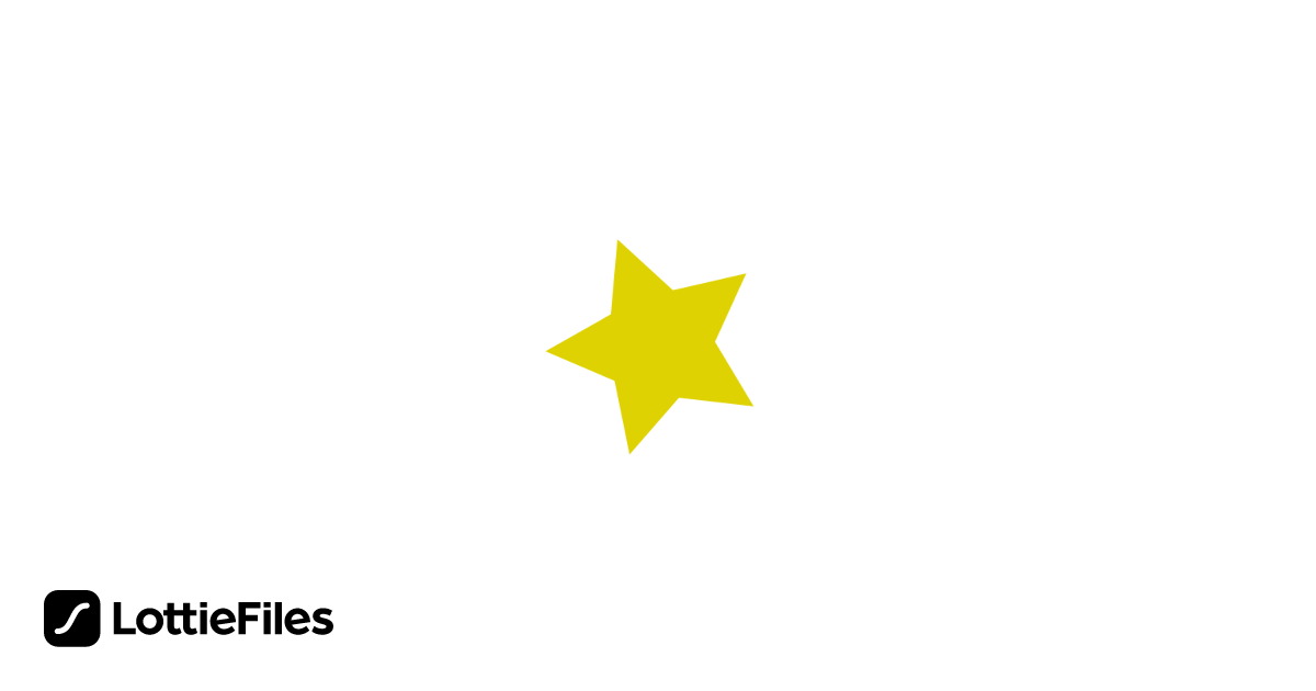 Free A Spining Star Animation by 10bit Decoder | LottieFiles