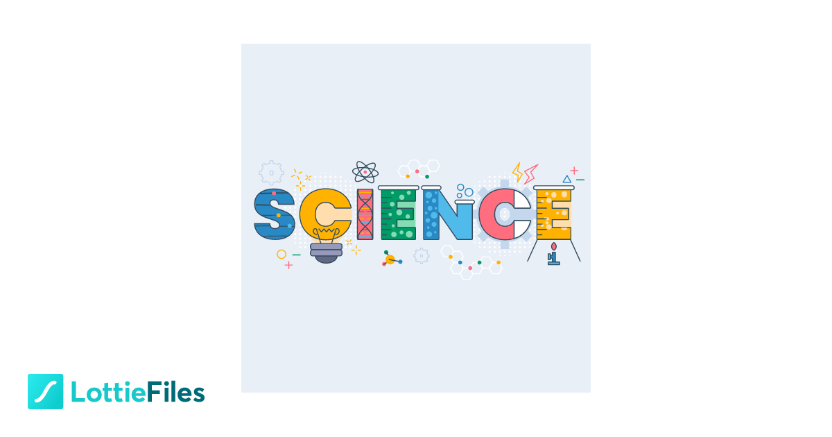 Science letters artwork by Boltbite - LottieFiles