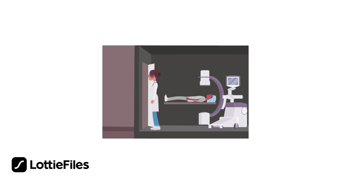 Free Minimizing staff dose room Animation by Joana Barreira | LottieFiles