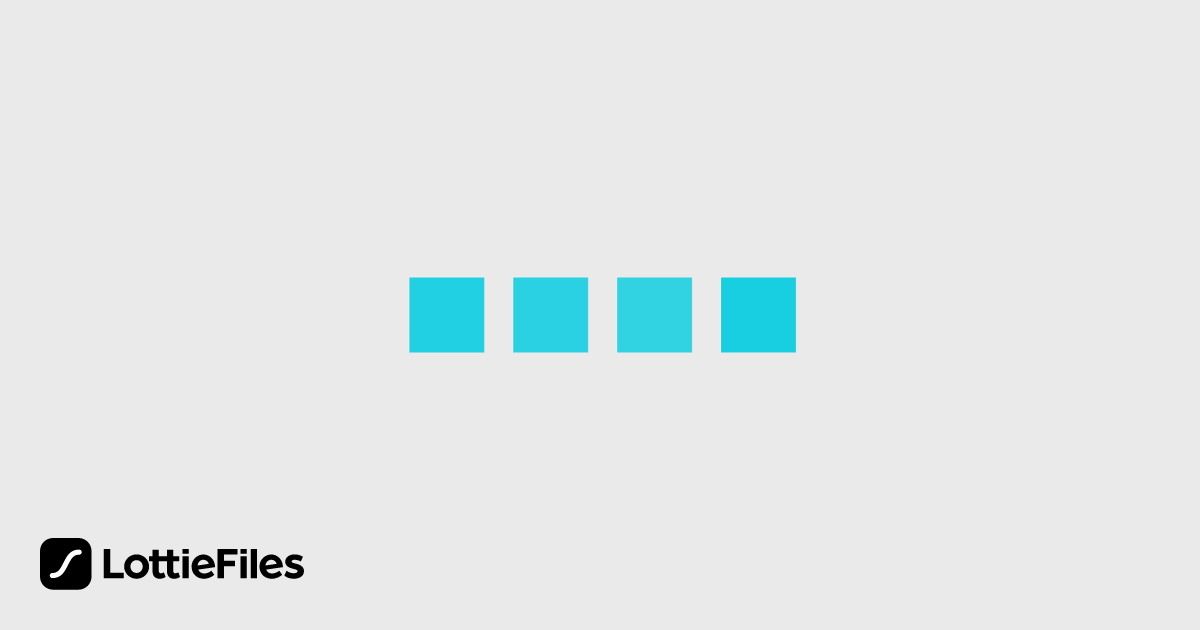 Free Blue square loader Animation by Daniela Calderon Napoles | LottieFiles