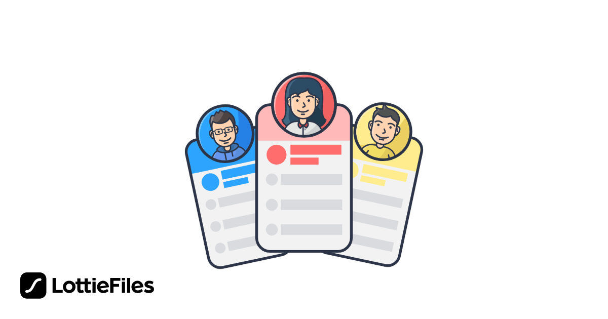 Free Profile user card Animation by Bayu Febrianto | LottieFiles