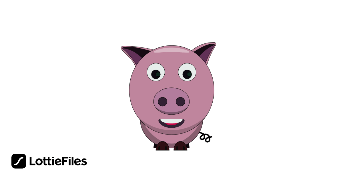 Free Breathing Pig Animation by i | LottieFiles
