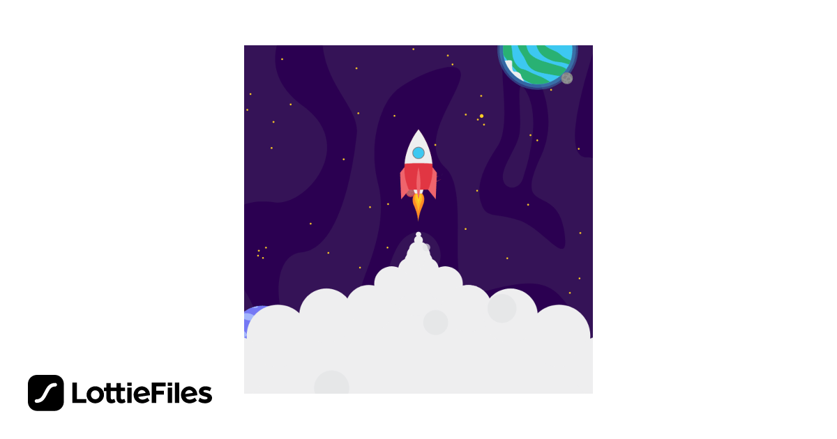 Free Space Ride Animation by Jose | LottieFiles