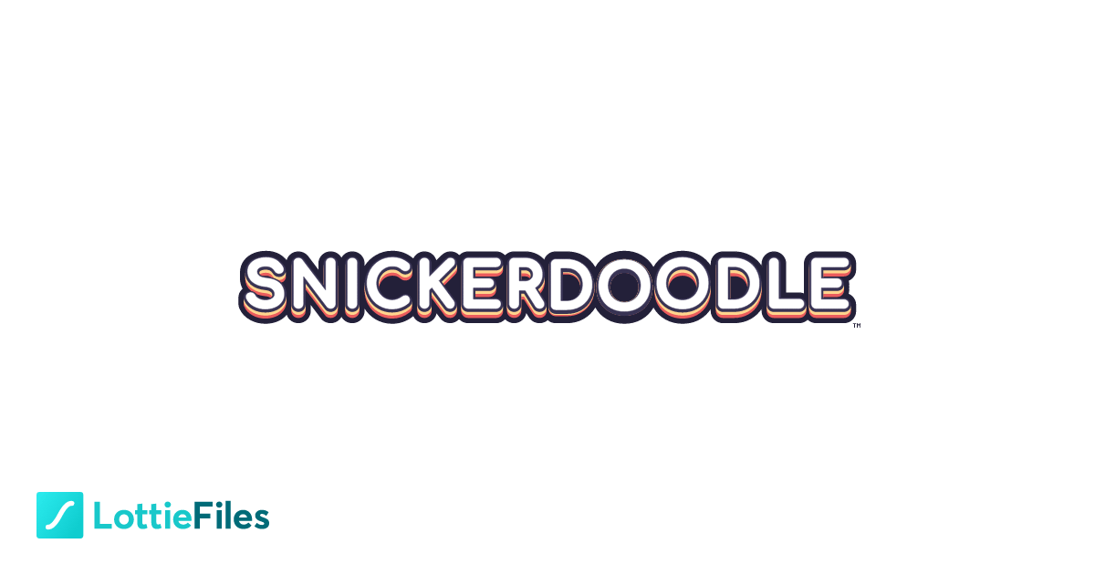 Snickerdoodle Logo V1 by Ozgen Cizmeciogullari - LottieFiles