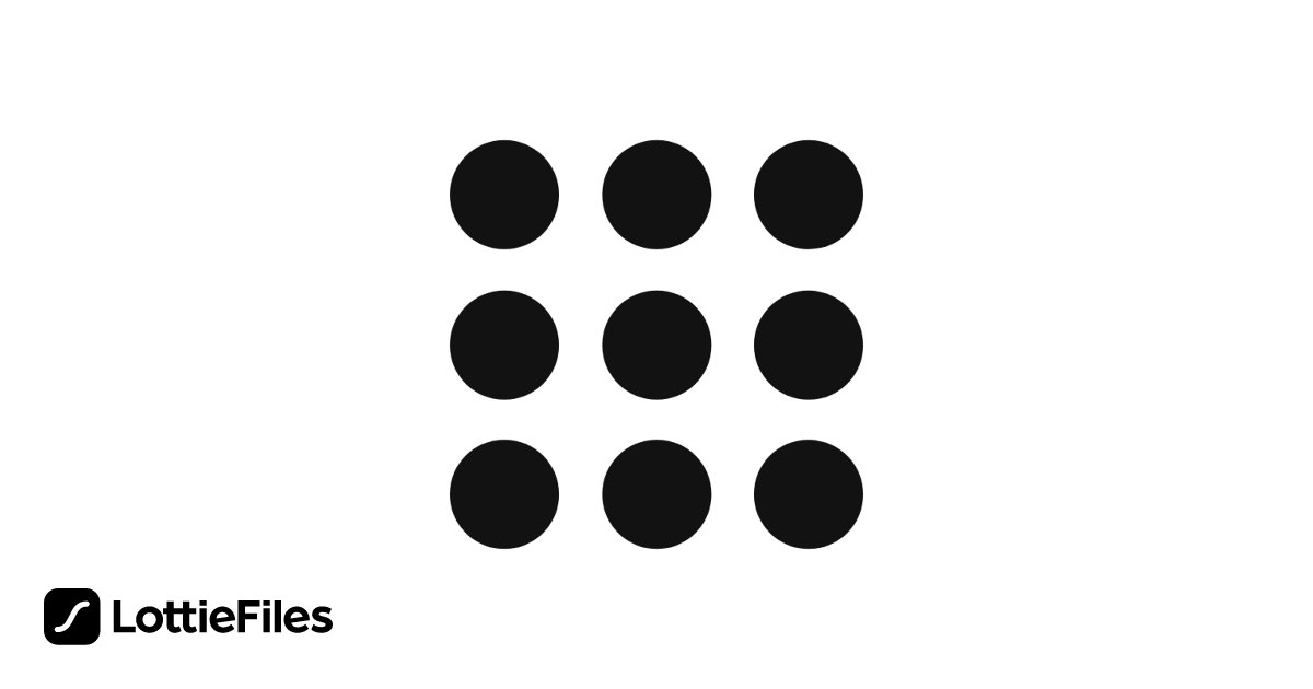 Free 9 dots icon Animation by Emas Didik Prasetyo | LottieFiles
